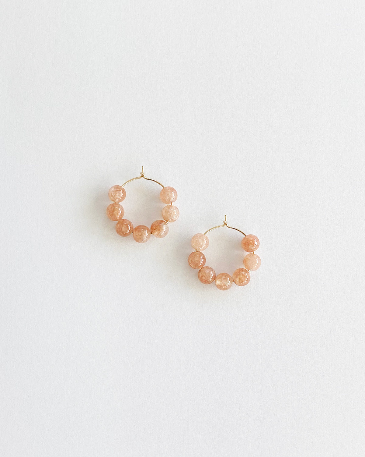Peach Mini Hoops – A Composition